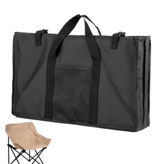 Generico Faltbare Tischtasche, Picknick-Tischtasche, Aufbewahrungstasche für Esstisch, Picknick-Behälter mit großem Platz, Mehrzweck-Abdeckung für Strand