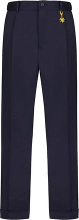 Manuel Ritz Homme, Pantalons, Bleu, Taille: M Straight Pantalons