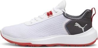 Puma Men Fusion Crush Sport Golf Shoe, PUMA White-Dark Coal, 44.5 EU