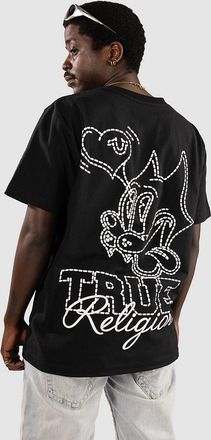 True Religion Puf Cat T-Shirt jet black