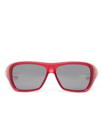 Oakley lunettes de soleil x Patrick Mahomes Chaminade II &agrave; monture rectangulaire - Rouge