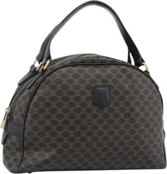 Celine Pre-owned Sac &agrave; main vintage Macadam Canvas - Femme - Pre-owned - Noir - Taille: ONE Size