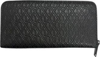 Saint Laurent Portefeuille long (bi-pli) Pre-owned - Homme - Pre-owned - Noir - Taille: ONE Size
