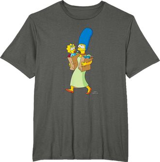 The Simpsons Marge Simpson and Maggie Grocery Run T-Shirt