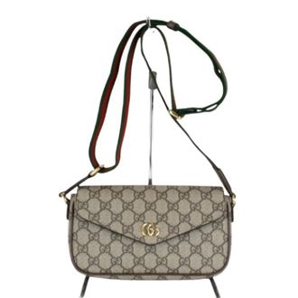 Gucci Pre-owned GG Supreme Schultertasche - - Pre-owned - Damen - Braun - ONE SIZE