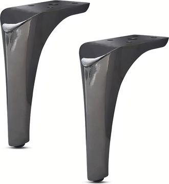 Generic Schrankbeine, Ersatzf&uuml;&szlig;e Aus Metall F&uuml;r Couchtische, Sofa F&uuml;&szlig;e, Bett, Badezimmerschrank-Schmink Tischbeine Mit Schrauben Und Rutschfesten Fu&szlig;kappen(10