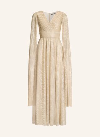 Swing Swing Abendkleid Mit Plissees Und Glitzergarn gold