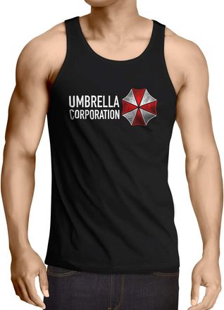 style3 Umbrella Corp. Herren Tank Top Virus epidemie Zombie, Gr&ouml;&szlig;e:XXL