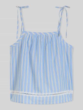 Tom Tailor Denim Loose Fit Blusentop aus reiner Baumwolle