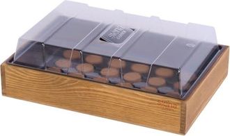 Siena Garden Anzuchtvollholzkiste mit 24 Quelltabs