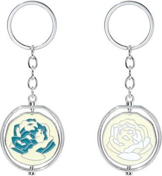 Generic &Eacute;l&eacute;gant porte-cl&eacute;s avec pendentif rose, design &agrave; rabat, sculpt&eacute; - Un cadeau pour t&eacute;moigner de lamour et de lamiti&eacute;, emballage bo&icirc;te