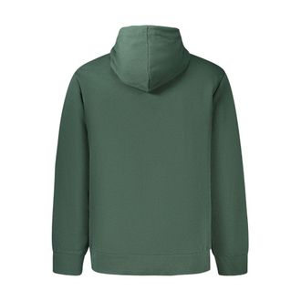 Timberland Logo-Embroidered Cotton-Blend Hoodie - Green
