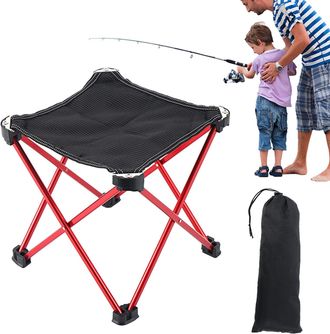 Generic Fußhocker im Freien - zusammenklappbarer Campingstuhl, Reiseberechnung | Leichte Angelausrüstung, Wanderzubehör mit kompaktem Setup, tragbare Sitzenau