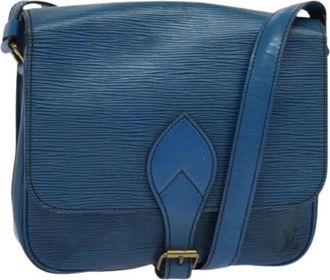 Louis Vuitton Pre-owned Cuir sacs-louis-vuitton - Femme - Pre-owned - Bleu - Taille: ONE Size