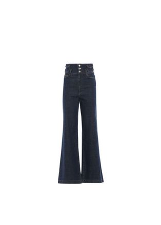 Dolce & Gabbana Indigo wash denim ultra-high rise flared jeans Size XS