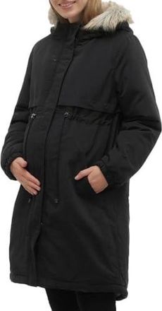 Mama Licious Parka Noire Femme Jessi Noir M