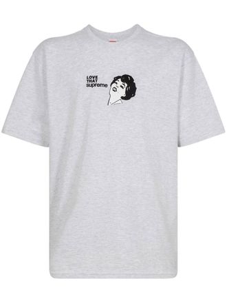 SUPREME t-shirt Love That en coton - Gris