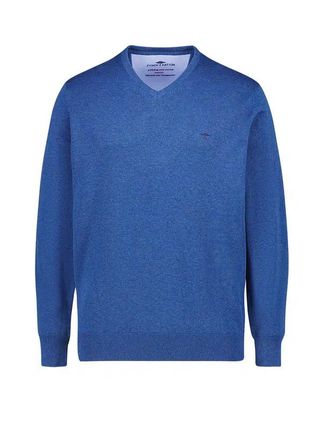 Fynch-Hatton Fynch-Hatton Herren Pullover blau meliert