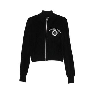 Amiri Rei&szlig;verschluss-Strickjacke - - Knitwear - Damen - Schwarzk - S