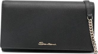 Santoni Femme, Sacs, Noir, Taille: ONE Size Cross Body Bag