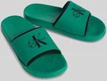 Calvin Klein Badeschuhe mit Logo Print