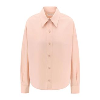 Frankie Shop Arlen Baumwoll Hemd im Boxy Fit - - Blouses & Shirts - Damen - Rosa - M