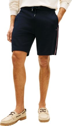 Tommy Hilfiger Herren Global Stripe Sweatshort Mw0mw42883 Trainingshose, Blue (Desert Sky), S