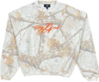 Represent sweat EngLand &agrave; motif camouflage - Tons neutres
