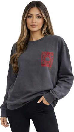 Worldclassca Longsweatshirt Worldclassca Oversized Sweatshirt LE SOLEIL Print Langarm Pullover Neue Kollektion - Stilvolle und gem&uuml;tliche Casual Mode f&uuml;r Damen