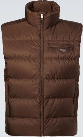 Prada Veste doudoune sans manches en Re-Nylon