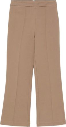 Staud pantalon évasé à coutures apparentes - Tons neutres