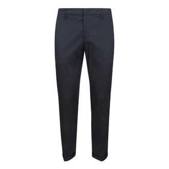 Dondup Schmale Chino-Hosen mit Leistentaschen hinten - - Trousers - Herren - Blau - W31