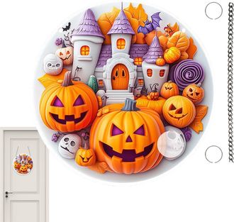 Generic Niedliche -Harz-Figuren - Halloween-Deko-Skulptur | Charmante Tischpr&auml;sentation f&uuml;r Tisch, Nachttisch, B&uuml;cherregal, Schlafzimmer, Cham