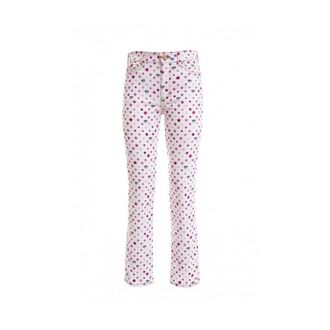 Chiara Ferragni Damen Wei&szlig;e Bunte Jeans Fr&uuml;hling/Sommer - - Jeans - Damen - Wei&szlig; - W28