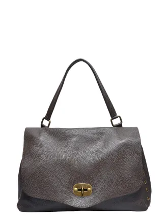 Anna Luchini Kastanienbraun Rindsledertasche