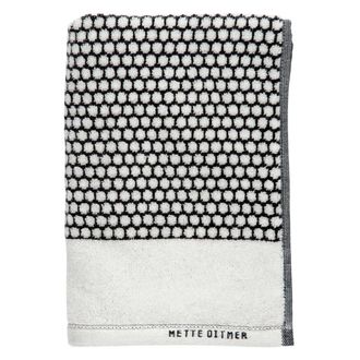 Mette Ditmer Grid Design Duschtuch Mette Ditmer schwarz Weiss 70x140 cm