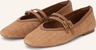 Reiss Reiss Mary-Jane-Ballerinas Eliza beige