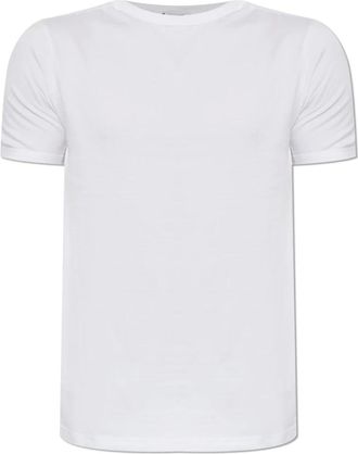 Versace Homme, Tops, Blanc, Taille: 3XL T-shirt Underwear avec col rond
