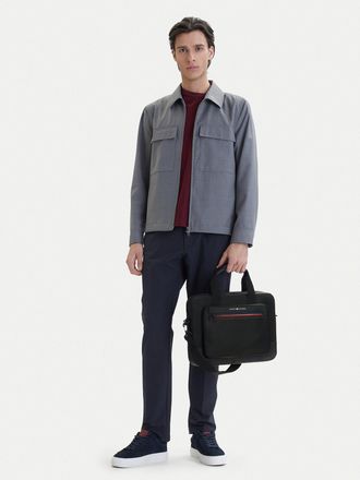 Tommy Hilfiger Laptoptasche Tommy Hilfiger Th Foundation Computer Bag AM0AM14158 Schwarz