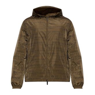 Emporio Armani Wendbare Kapuzenjacke - - Jackets - Herren - Gr&uuml;n - L