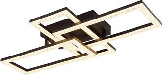 Globo Lighting Deckenleuchte LED Kristalle Deckenlampe Wohnzimmerleuchte beweglich L 61 cm