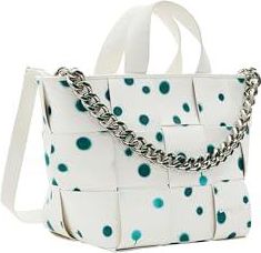 Desigual New Splatter Valdivia Shopping Bag White