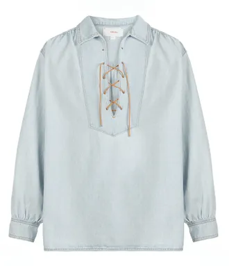 Xirena Blouse Cooper Coton Bleu