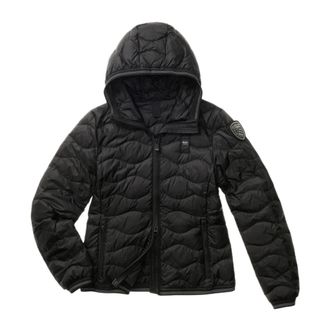 Blauer Wave Puffer Jacket - - Jackets - Damen - Schwarzk - L