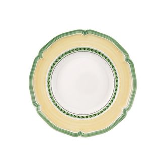 Villeroy & Boch Villeroy und Boch French Garden Vienne Suppenteller, 23 cm, Premium Porzellan, Wei&szlig;/Bunt