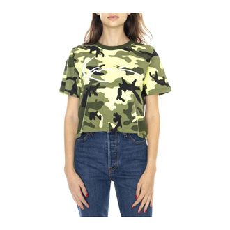 Karl Kani Signature Crop Wide T-Shirt - - Tops - Damen - Mehrfarbig - S