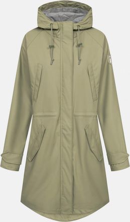 Derbe Derbe Regenjacke Friese Tildaby Oxford Damen Hellgr&uuml;n Oliv