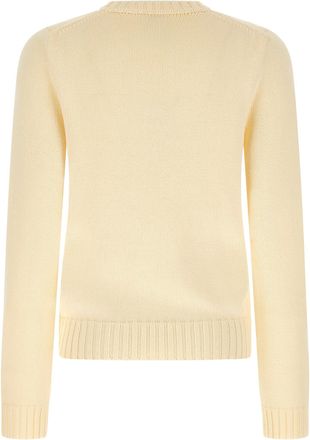 Polo Ralph Lauren Flag-Intarsia Cotton Sweater - Cream