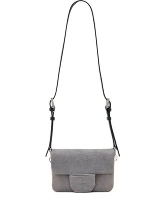 AllSaints sac à effet peau de crocodile - Bleu