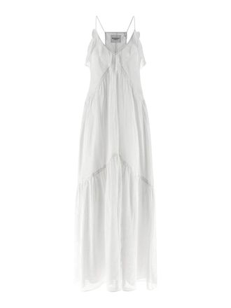 Isabel Marant Robe Au Genou - Blanc